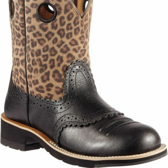 Ariat | Shoes | New Ariat 010918 Fatbaby Cowgirl Leopard Print | Poshmark